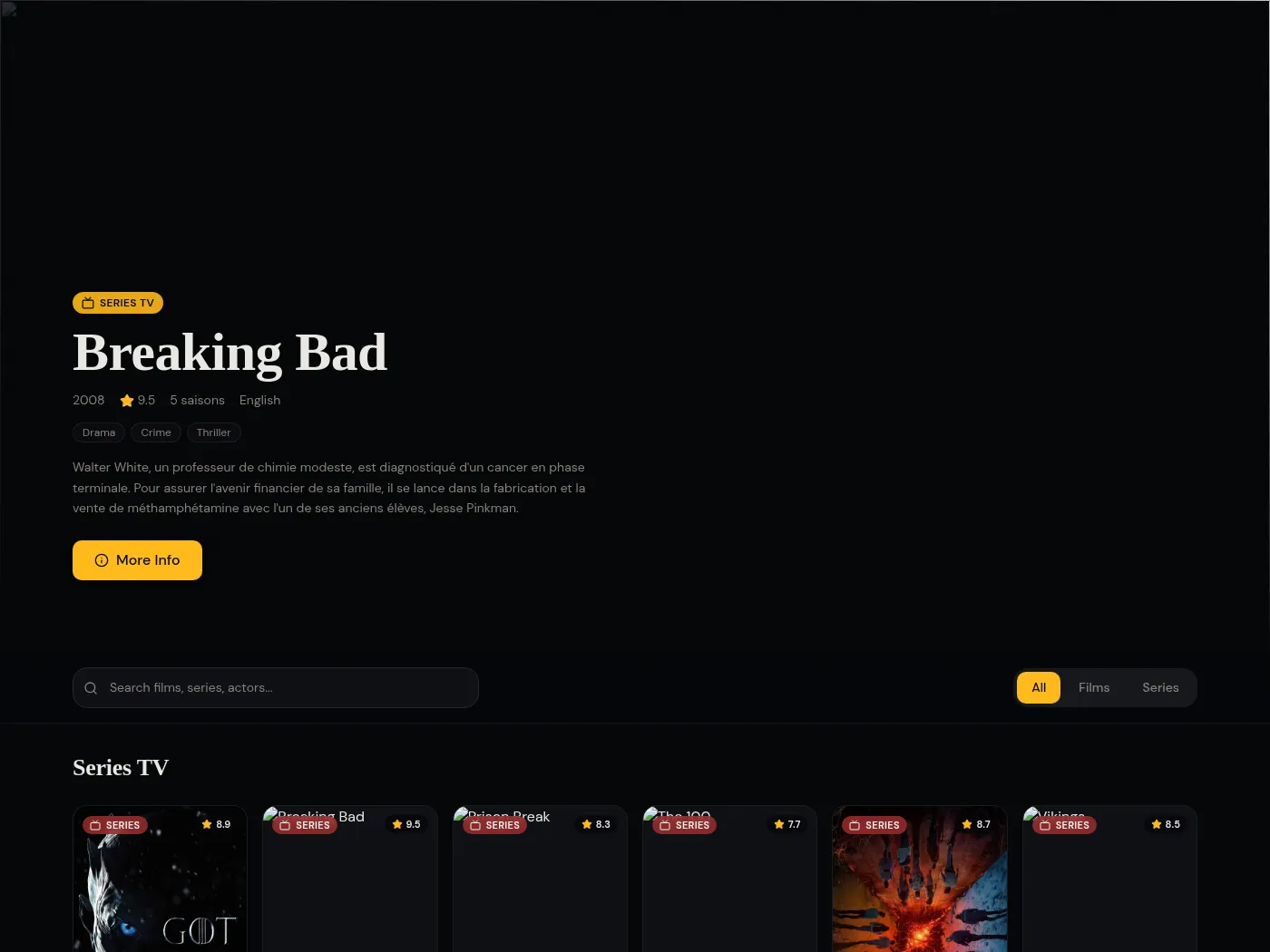VO Films & Series Hub