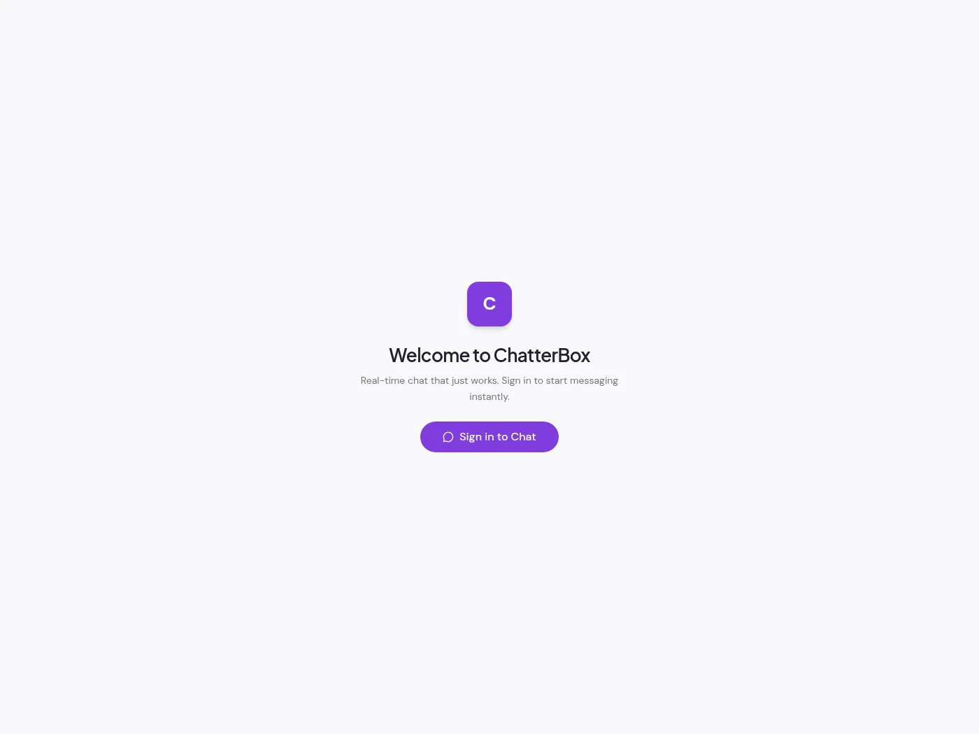ChatterBox App