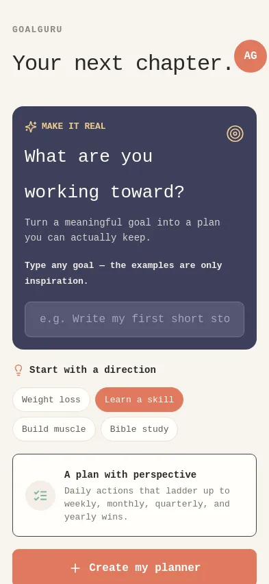 GoalGuru Planner