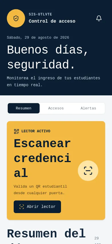SIS-UTLVTE Mobile Entry App