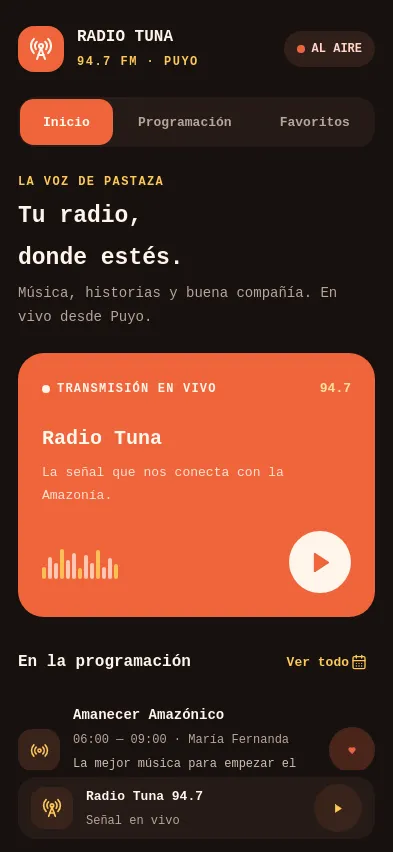 Tuna 94.7 Radio App