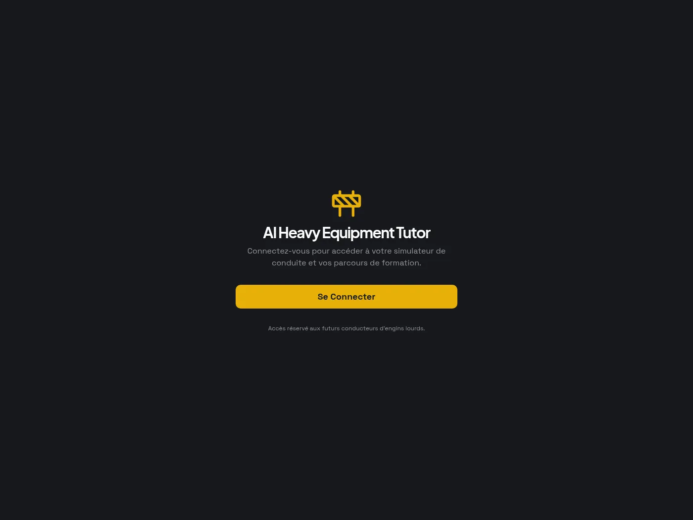 AI Heavy Equipment Tutor