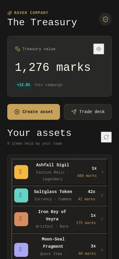 LARP Wallet App