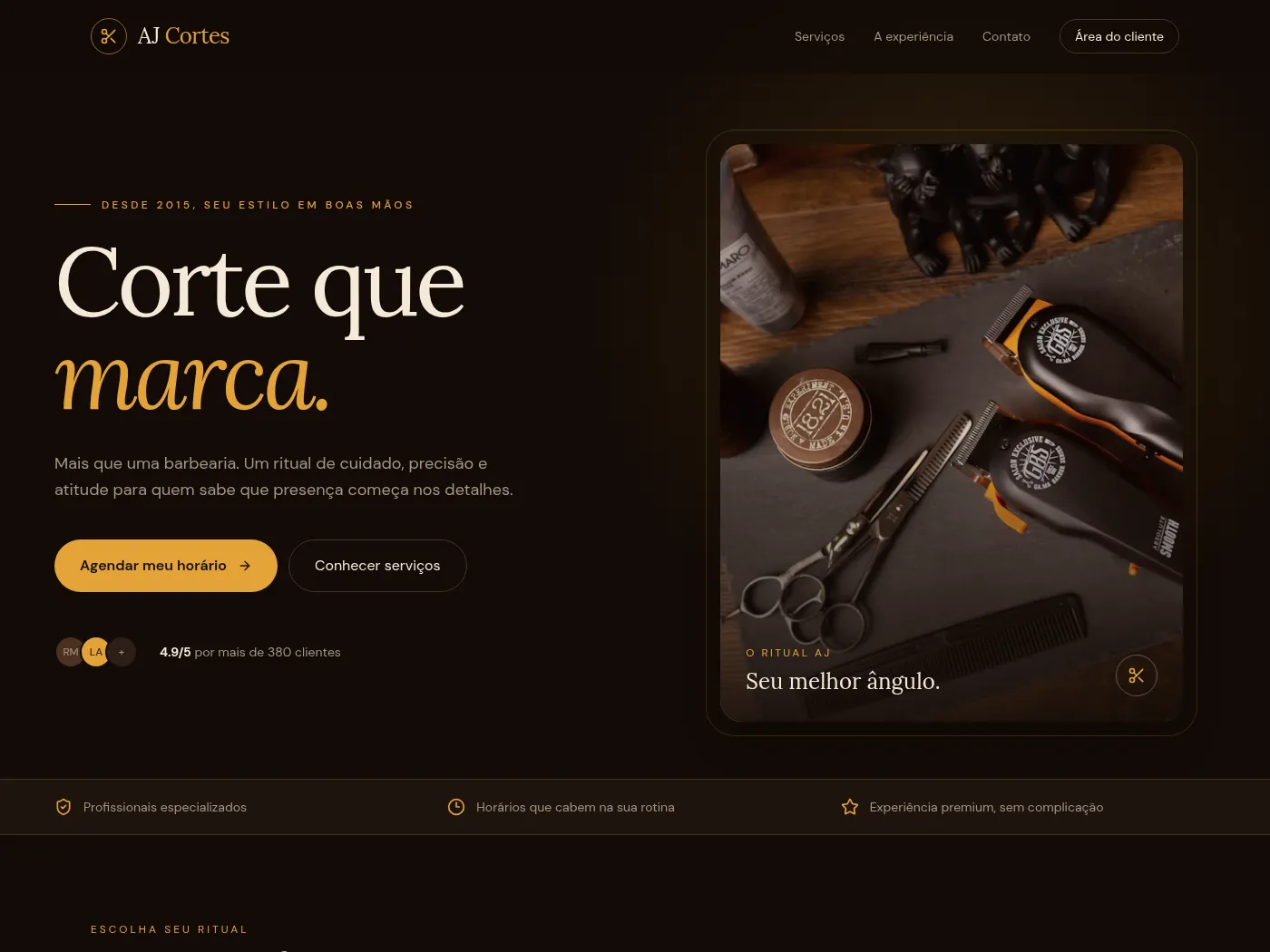 Barbearia AJ Platform