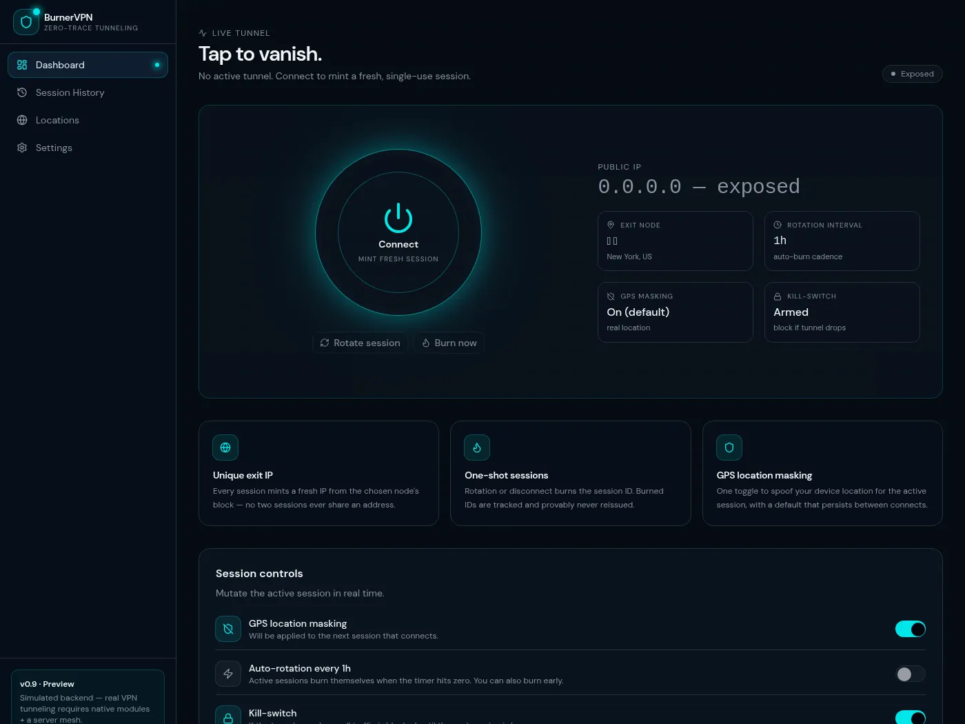 BurnerVPN