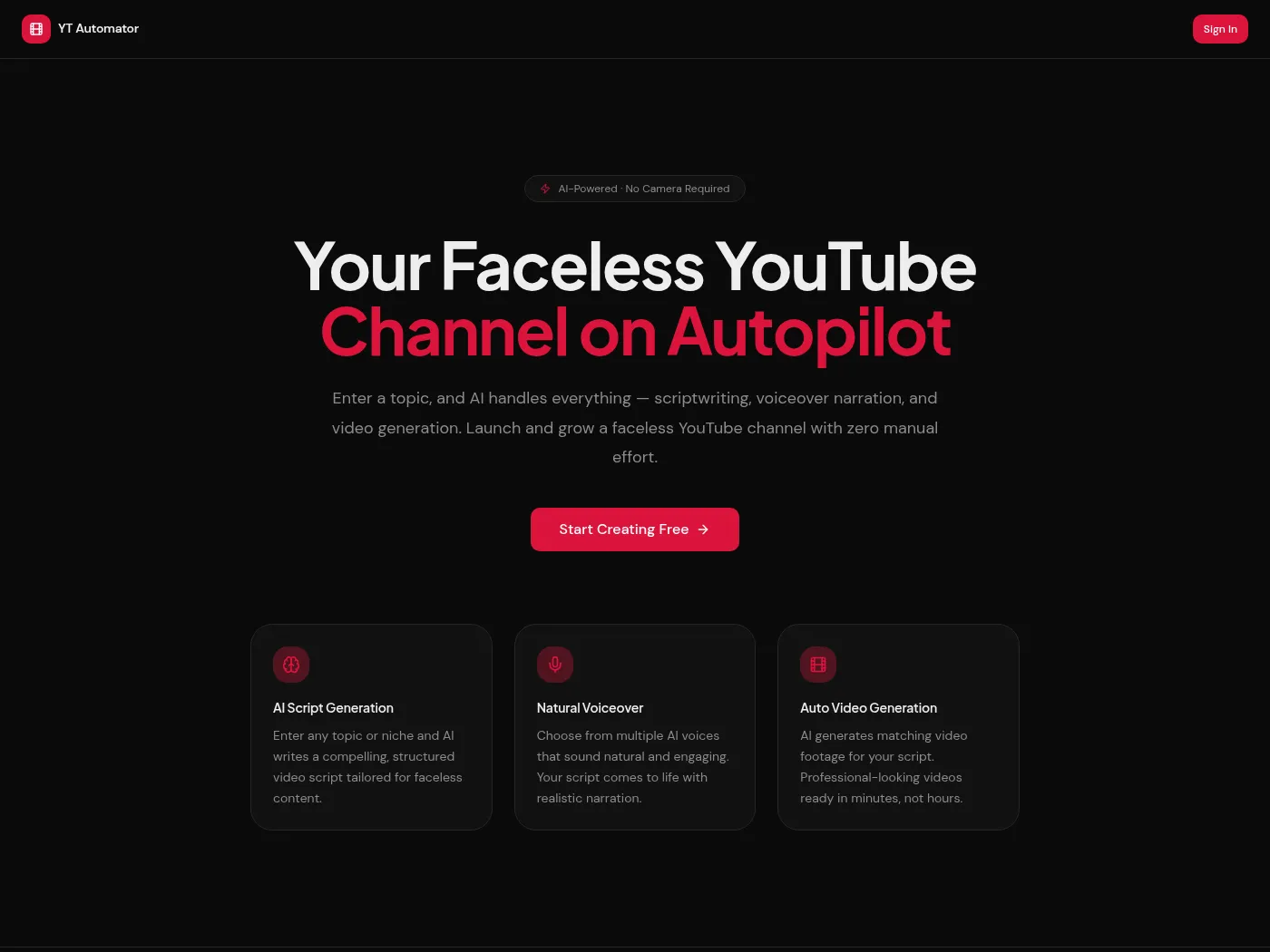 Faceless YouTube Automator