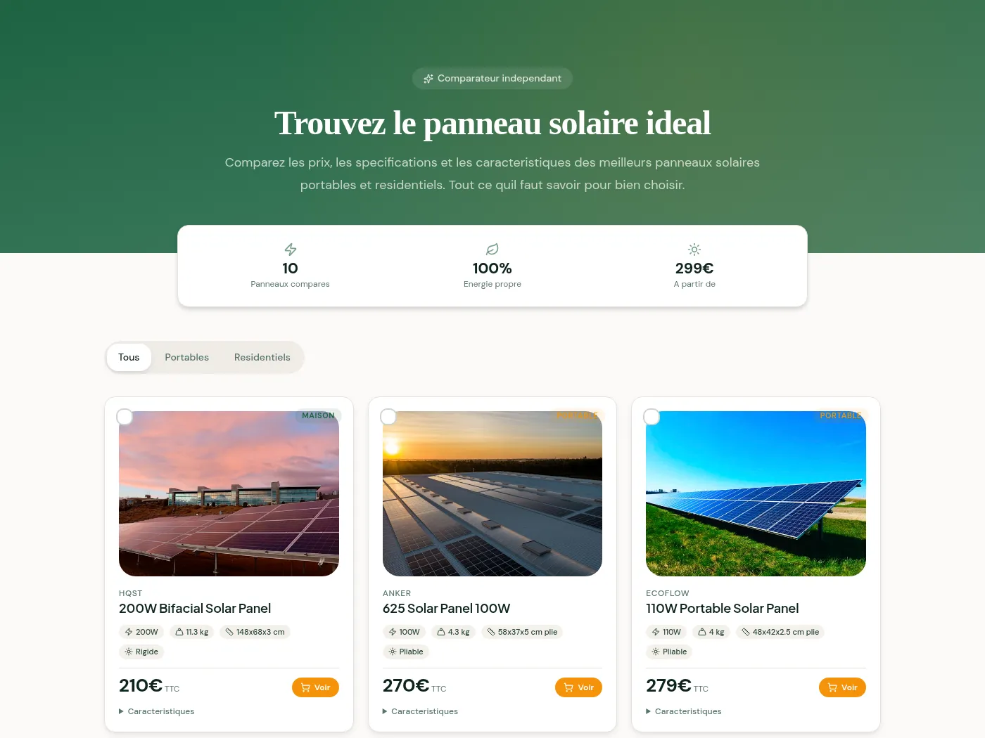 Solar Panel Price Scout