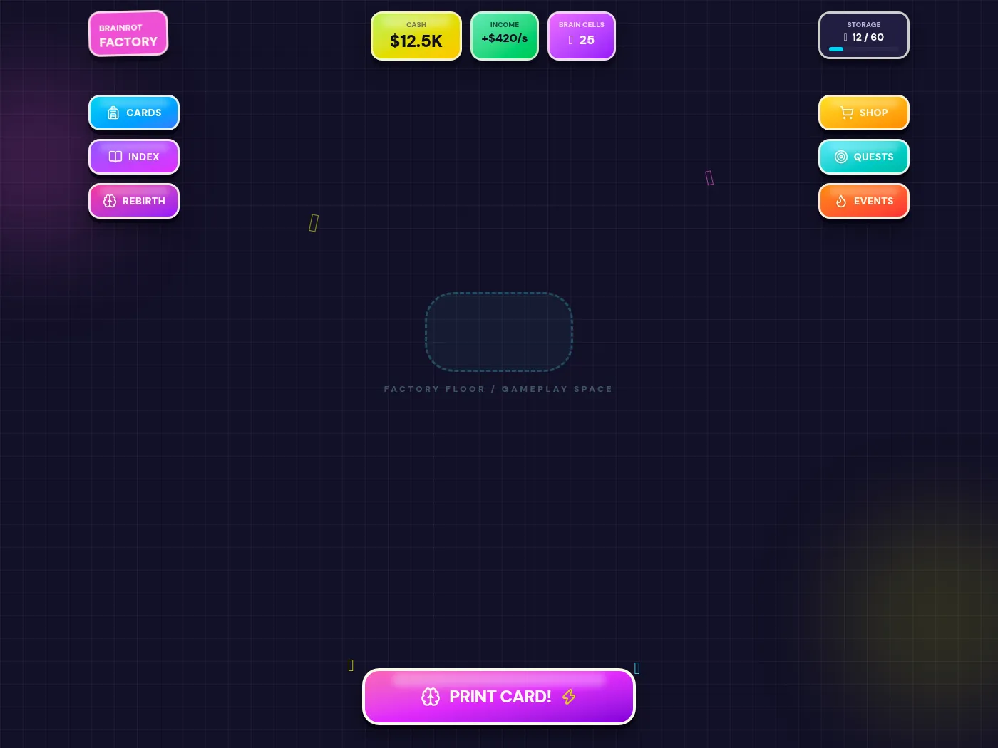 Brainrot Card Factory GUI