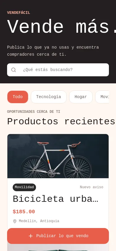 VendeFácil Mobile