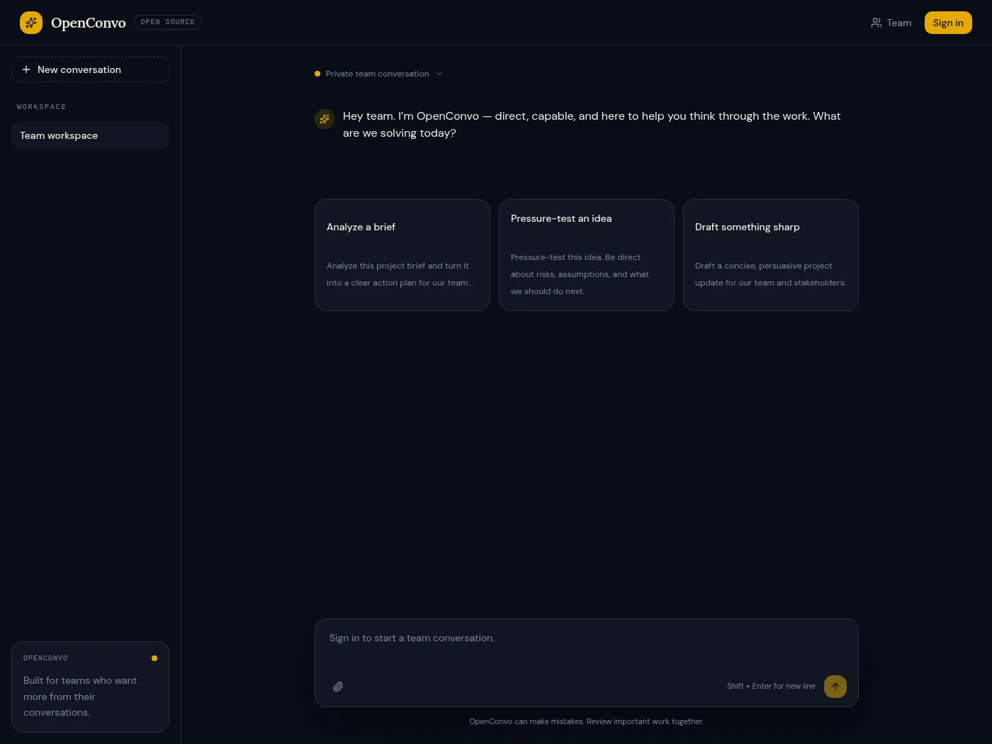 OpenConvo AI Assistant