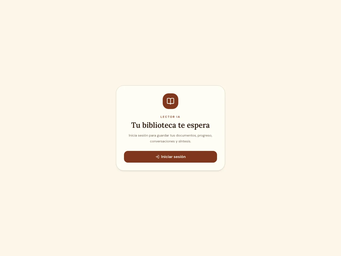Lector IA Biblioteca