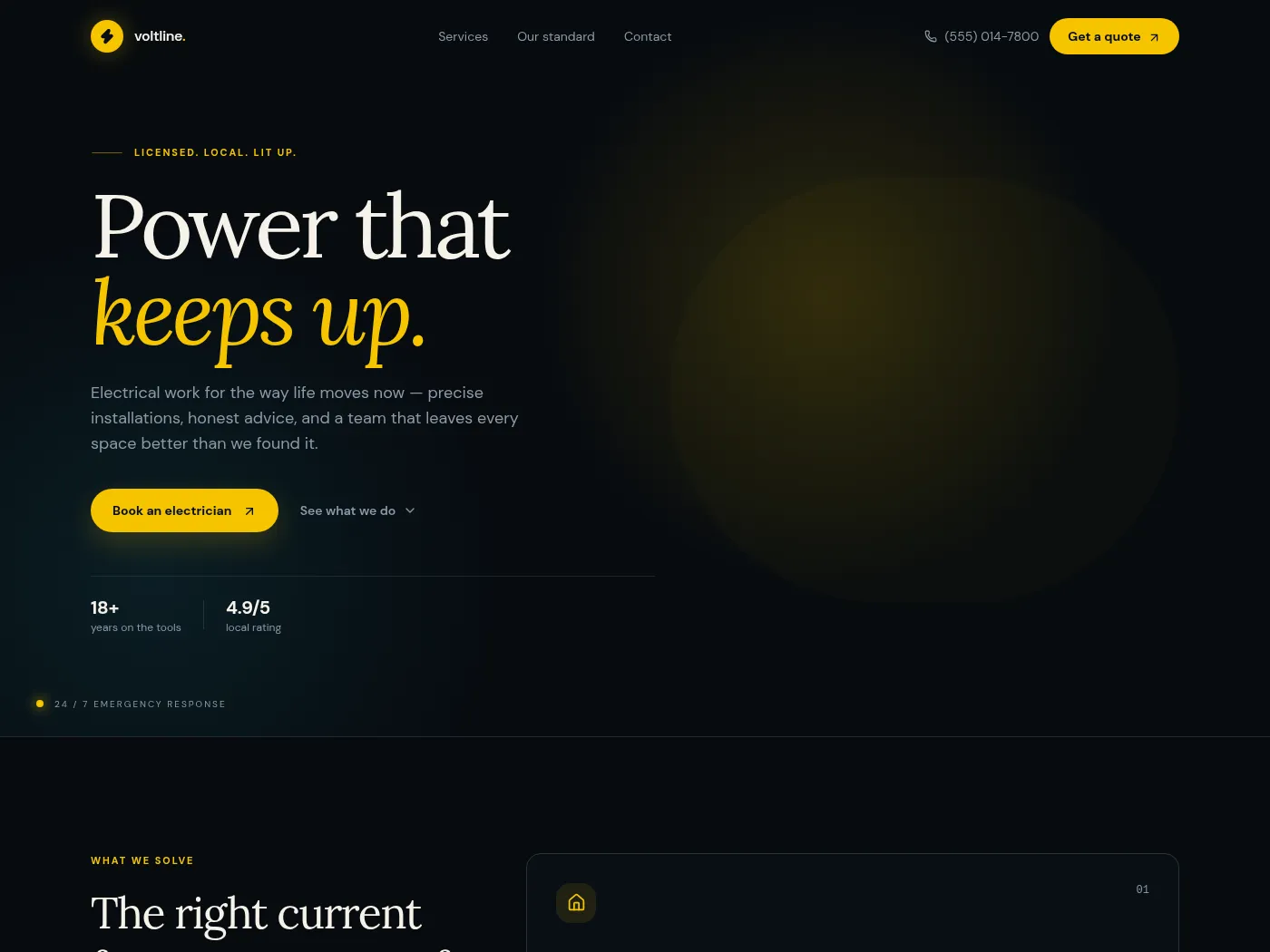 Electrician Animations Site