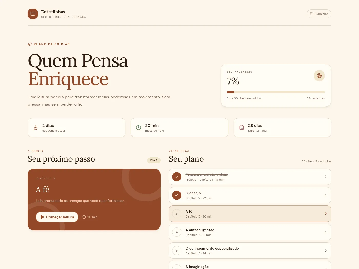 Plano de Leitura Enrique