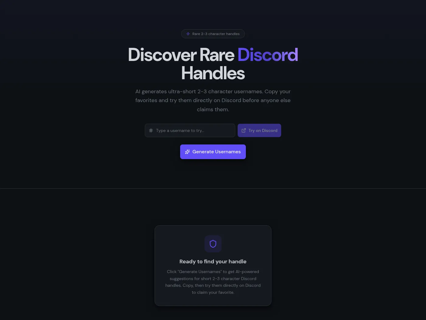 Discord Handle Finder