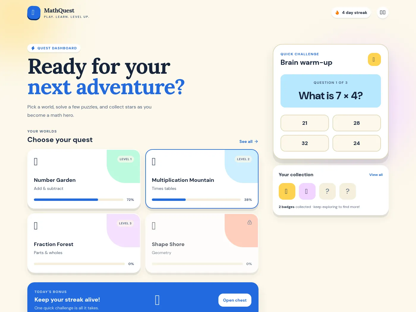 MathQuest for Kids