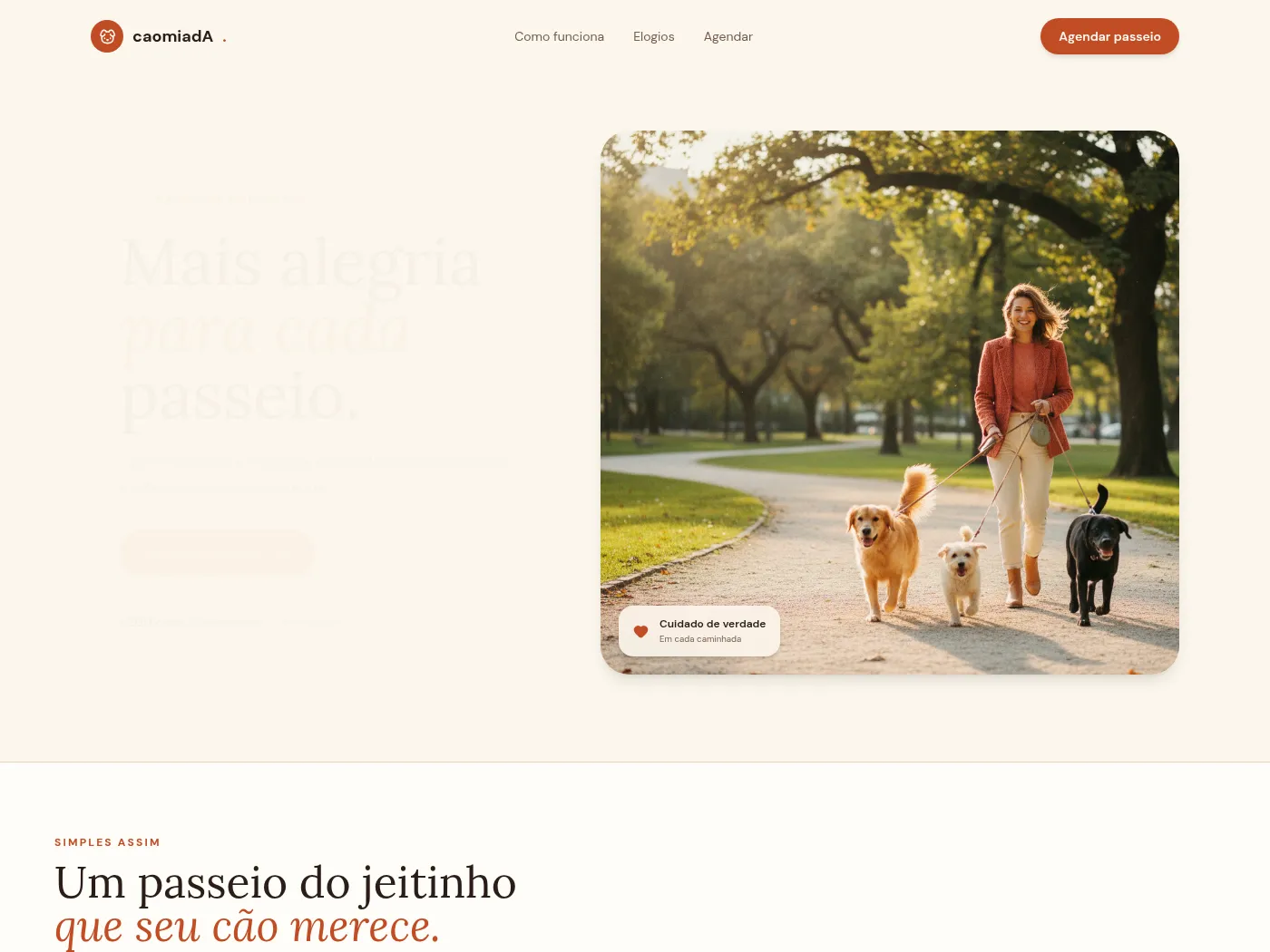 CaomiadA Dog Walker