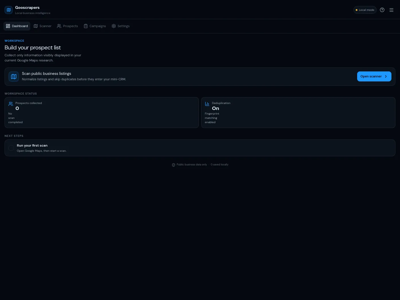 Gooscrapers B2B Chrome Extension