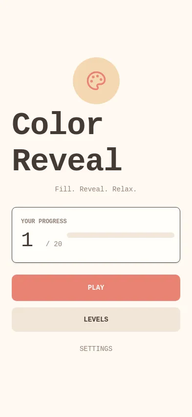 Color Reveal Puzzle