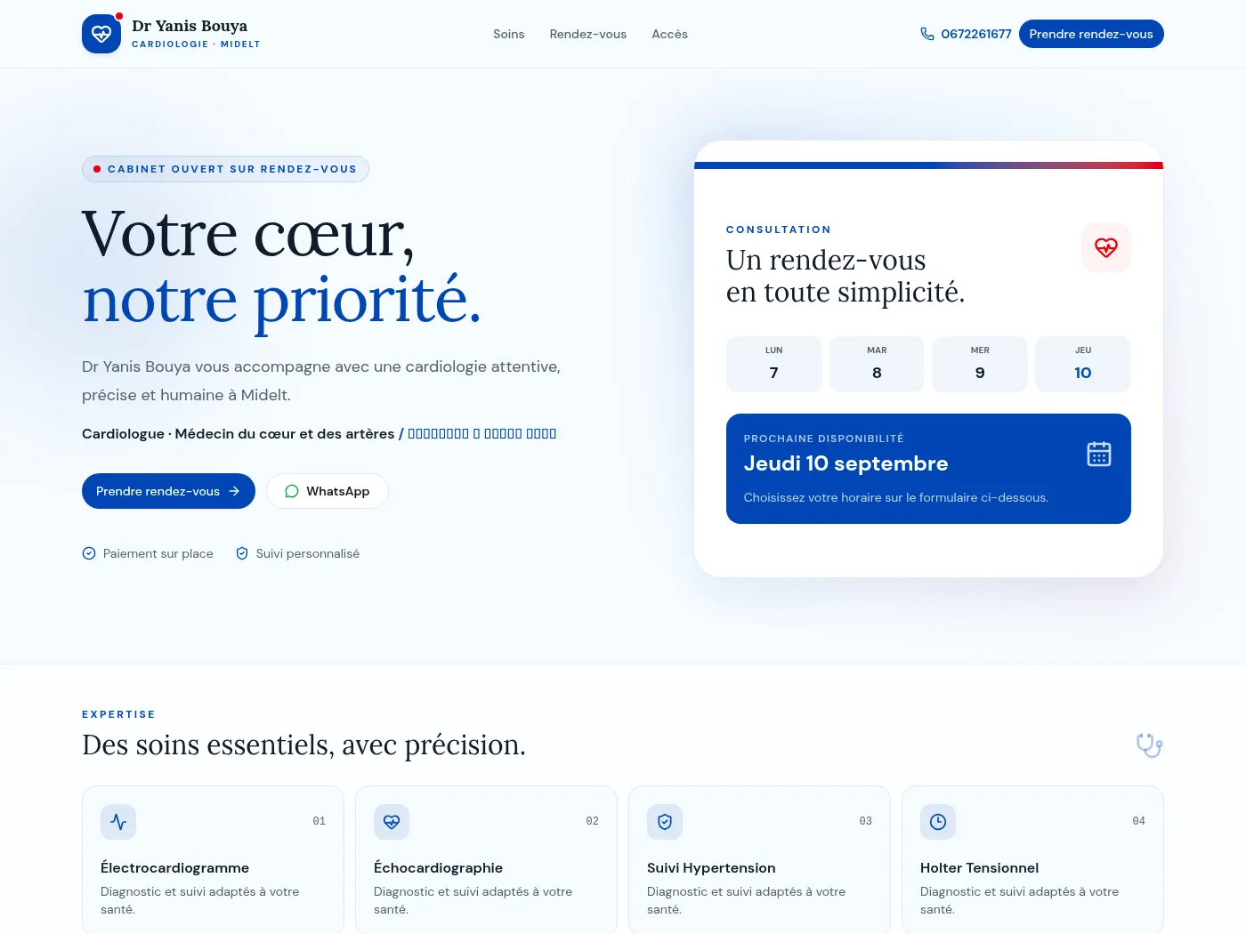 Clinique Dr Yanis Bouya SaaS