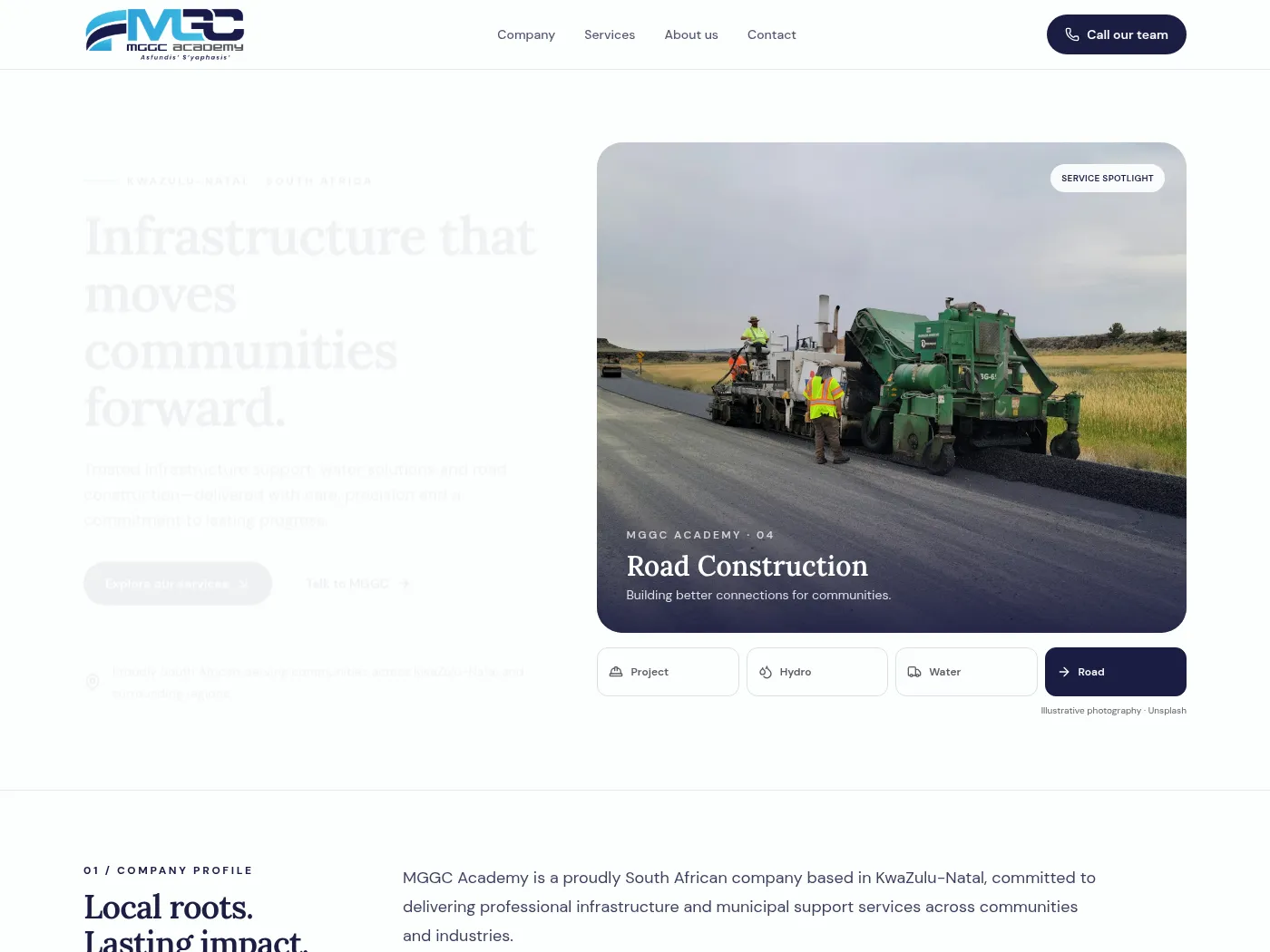 MGGC Academy Web Presence