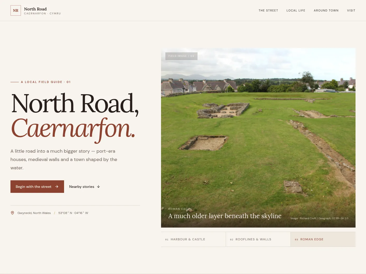 North Road Caernarfon Site
