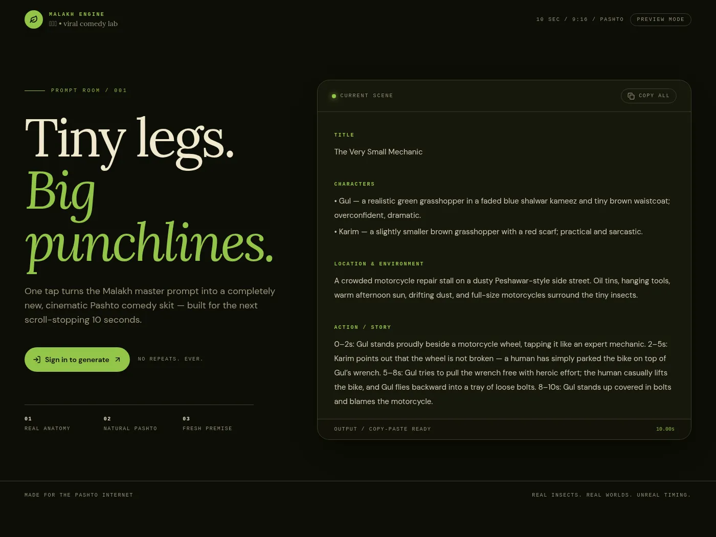 Malakh Viral Comedy Engine