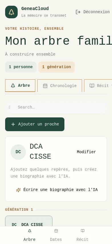 GeneaCloud Mobile