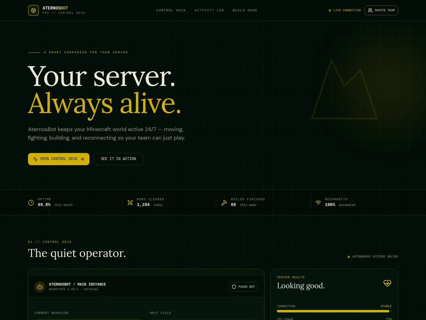 AternosBot Pro
