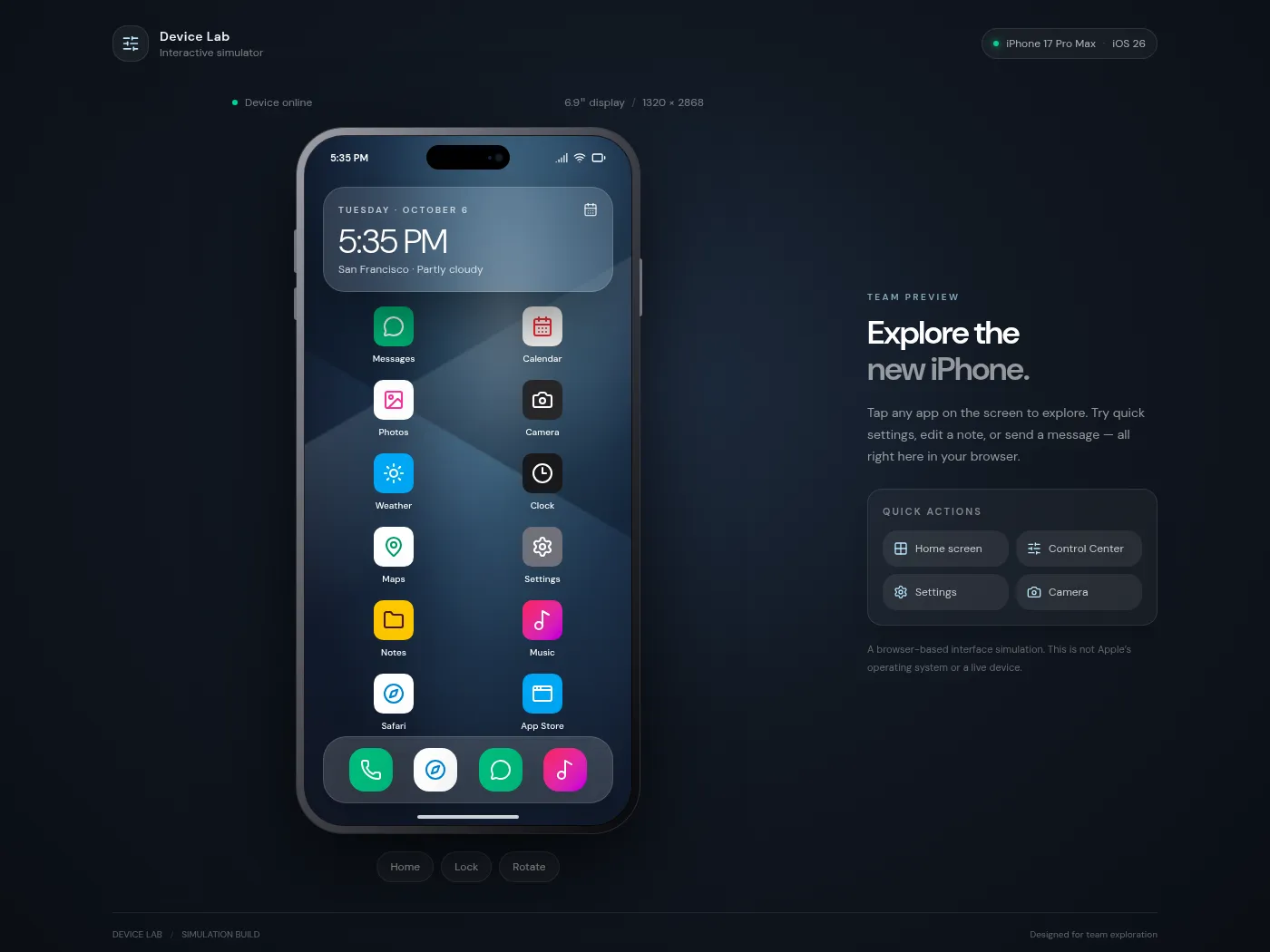 iPhone 17 Pro Max Sim