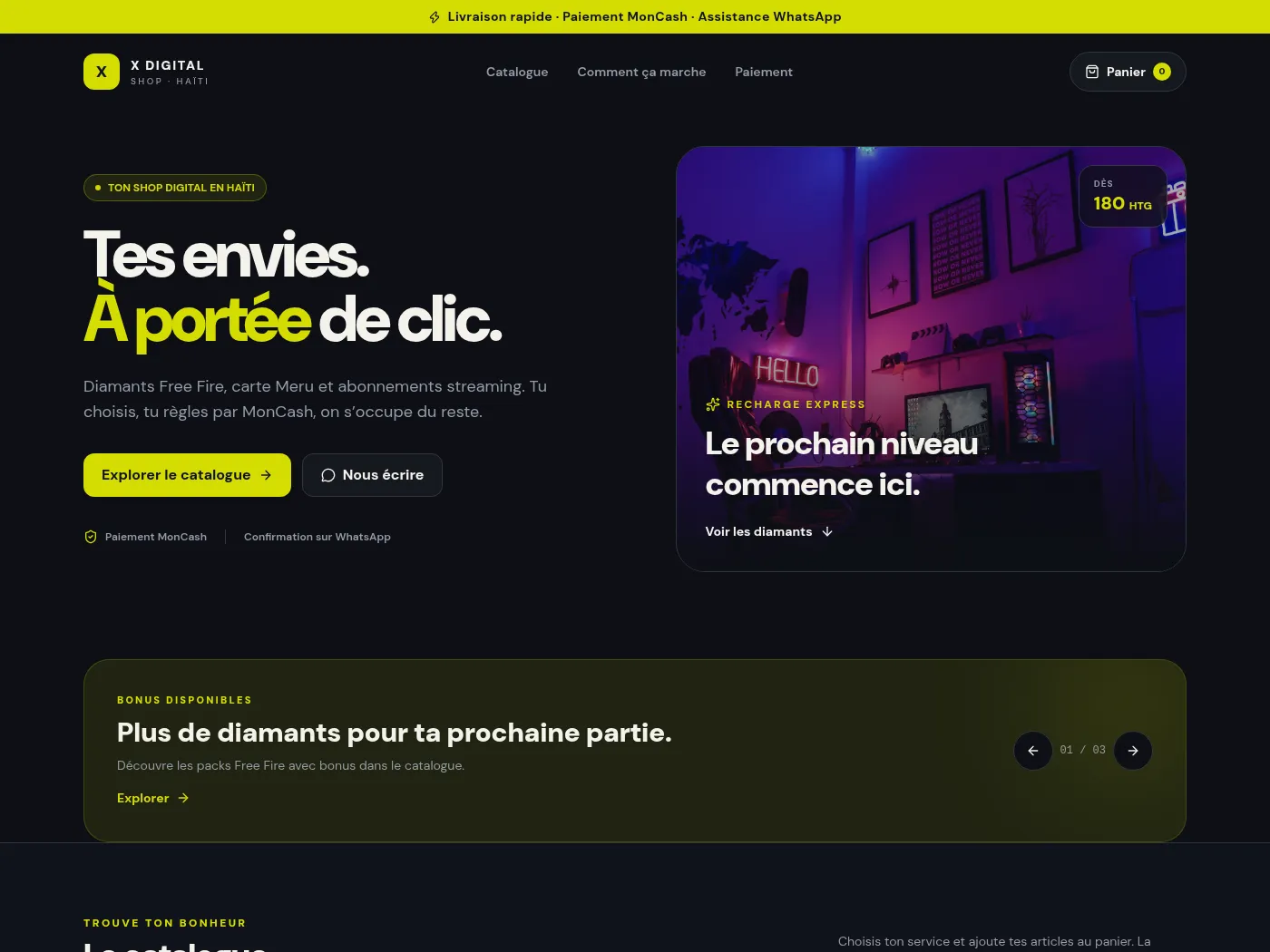 X Digital Shop