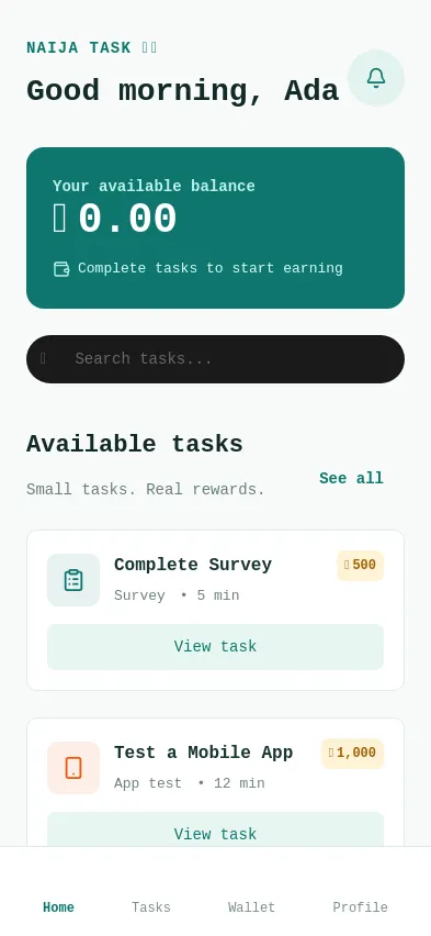 Naija Task App