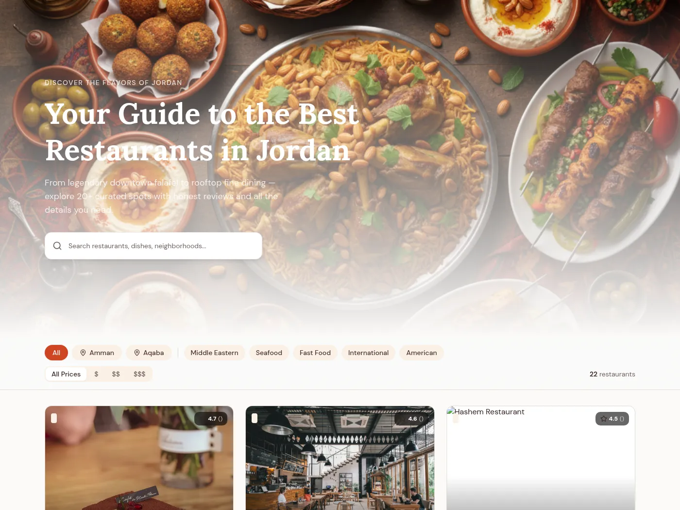 Jordan Eats Guide