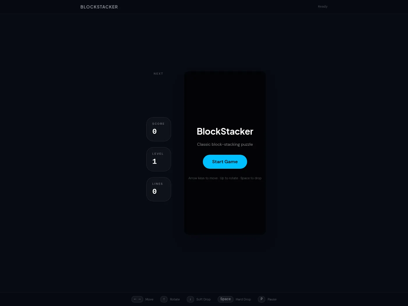 BlockStacker Game
