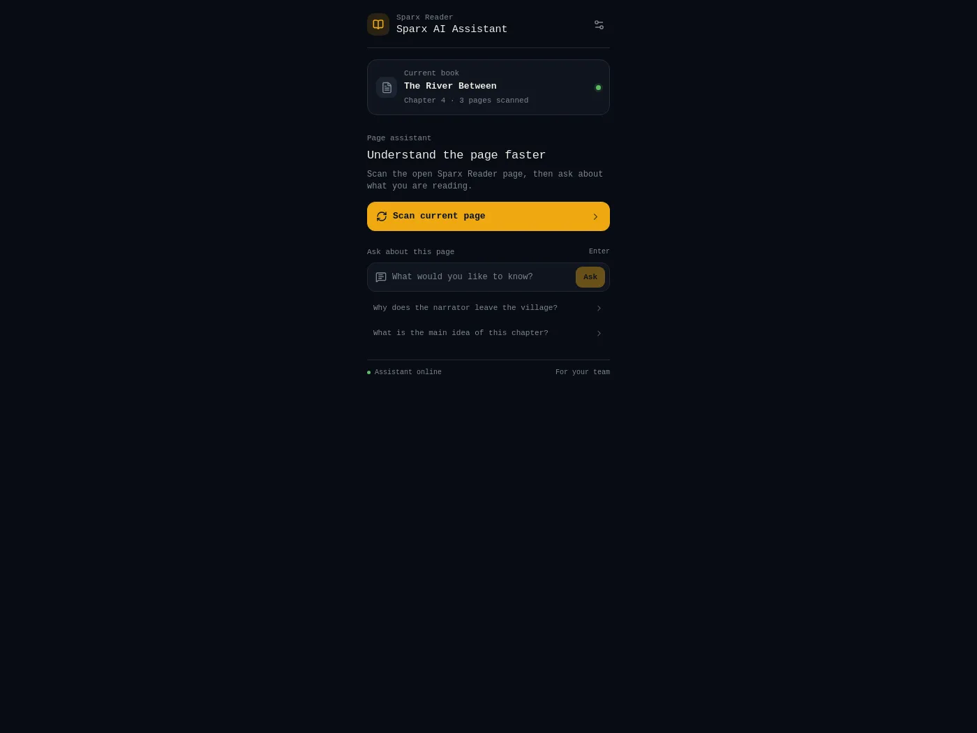 Sparx AI Assistant