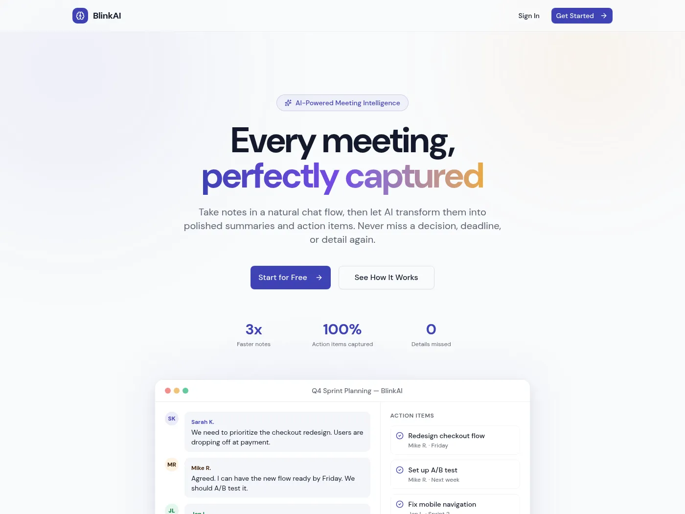 BlinkAI Meeting Notes