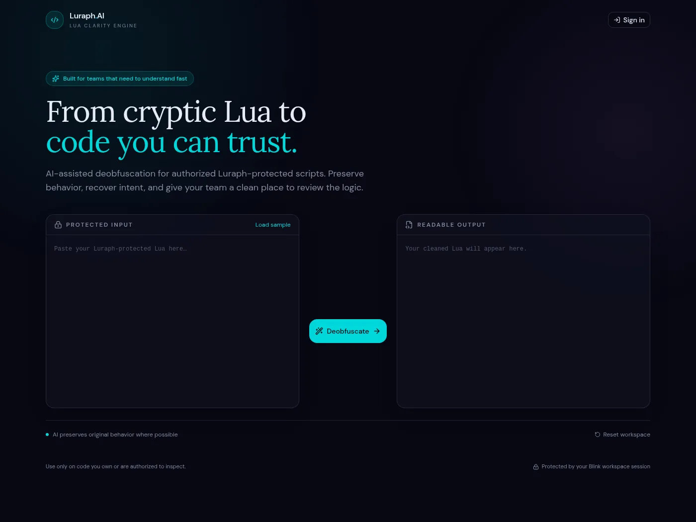 Luraph Deobfuscator AI