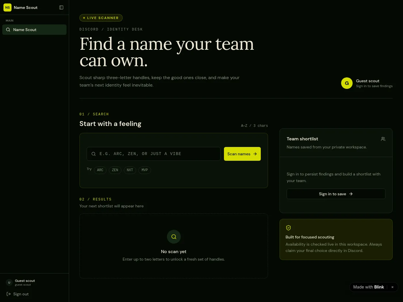 Discord Username Finder