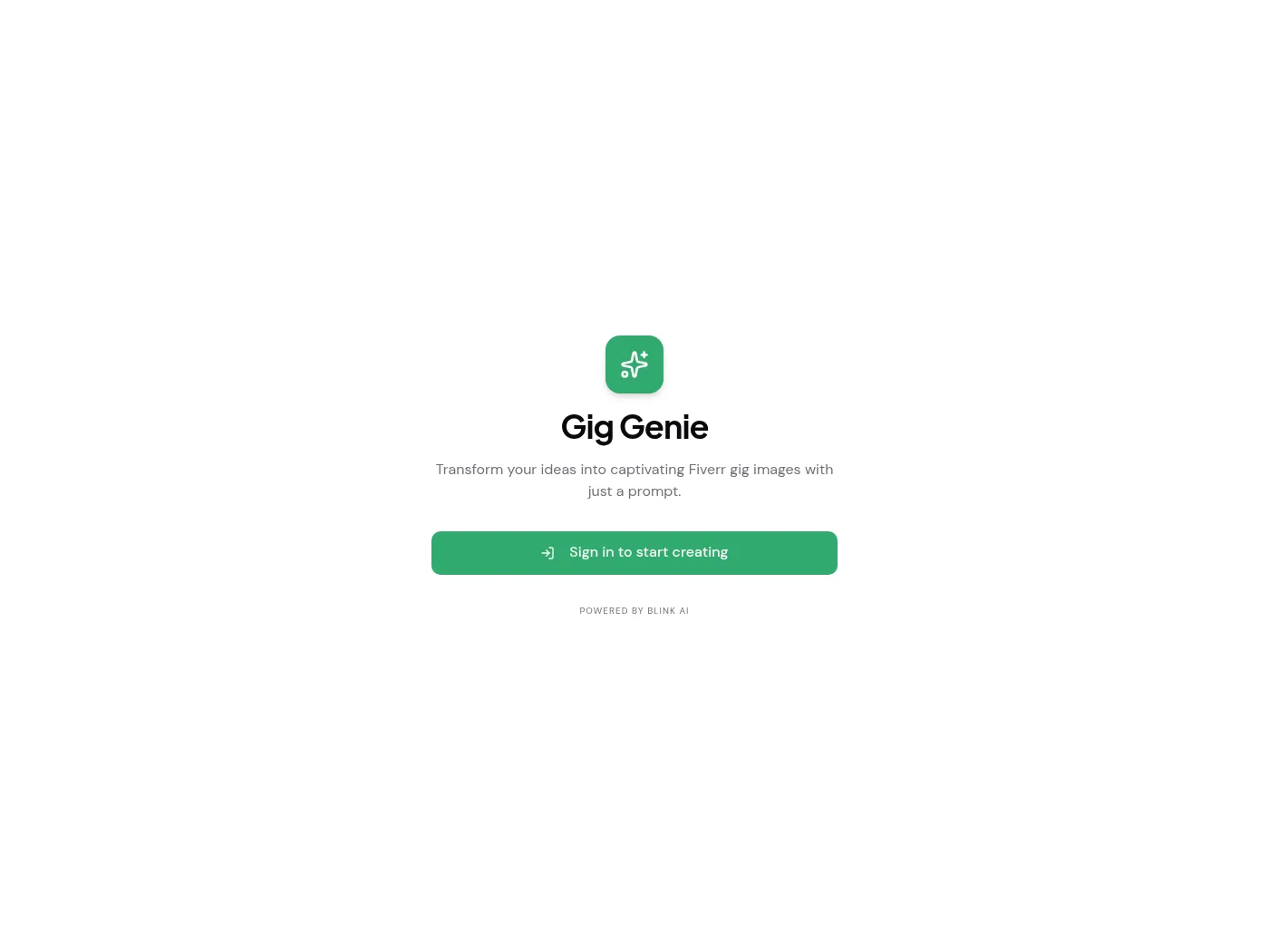 Fiverr Gig Image Genie