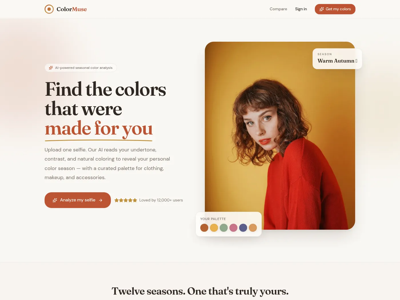 ColorMuse AI Palette