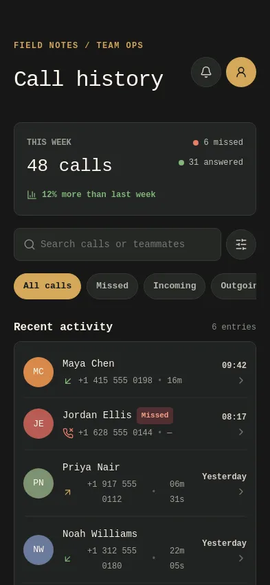 CallLog Manager Pro