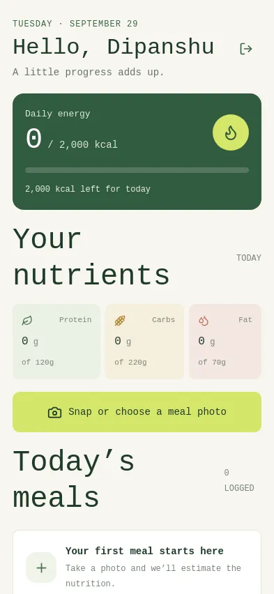 SnapNutrition AI