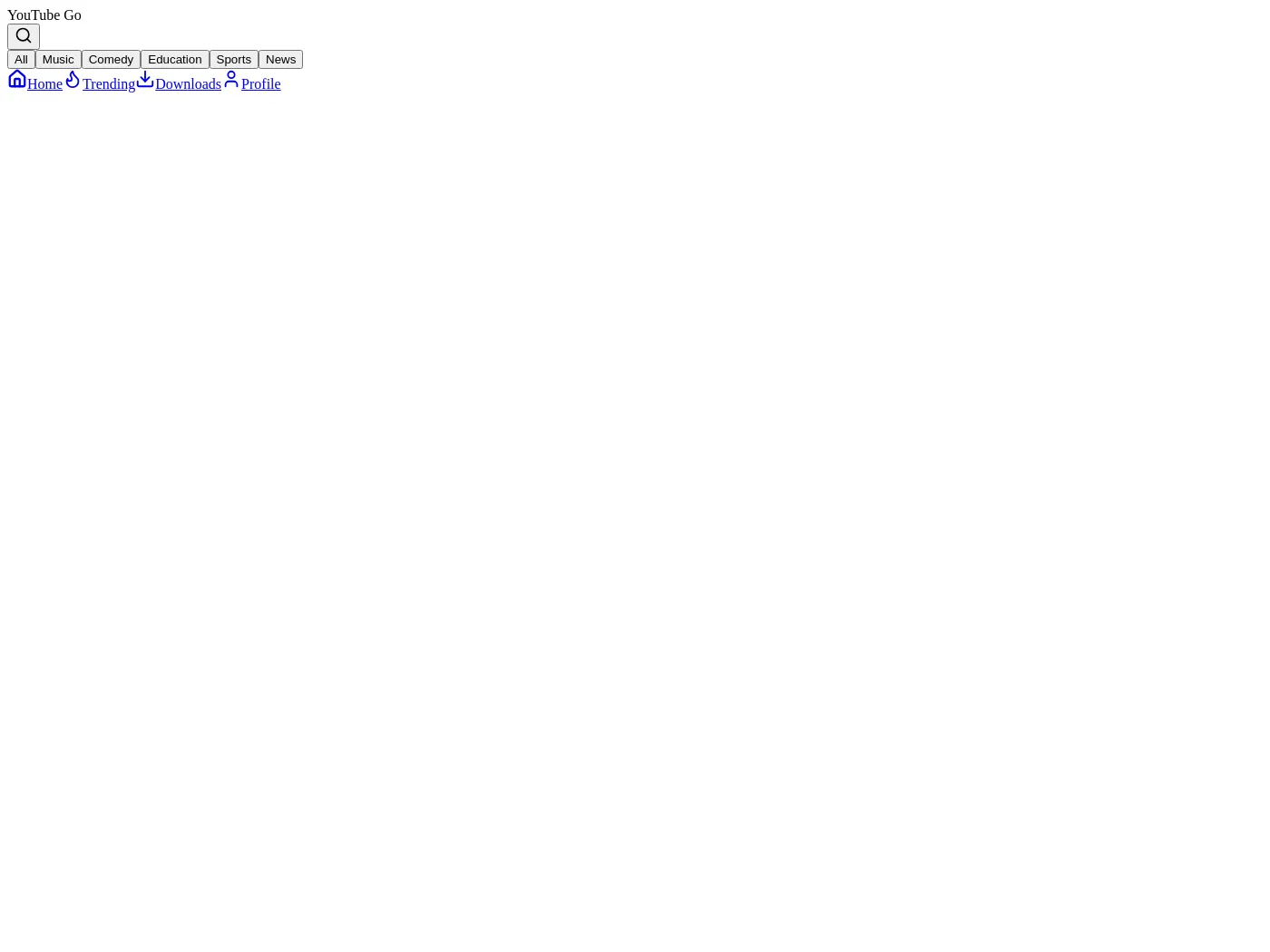 YouTube Go Reloaded
