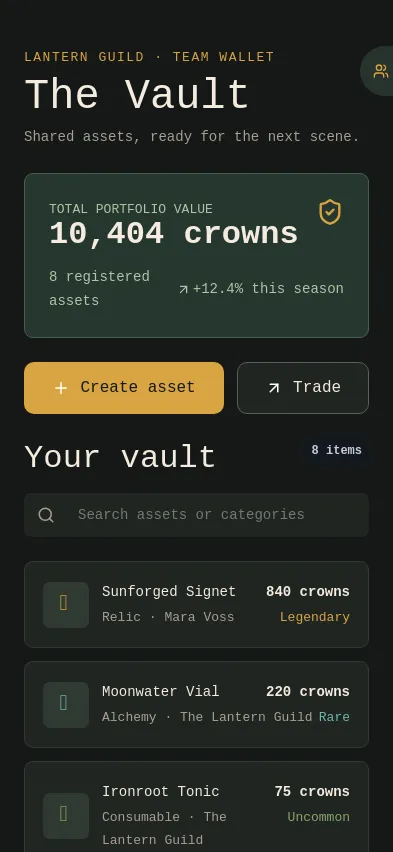 LARP Asset Wallet