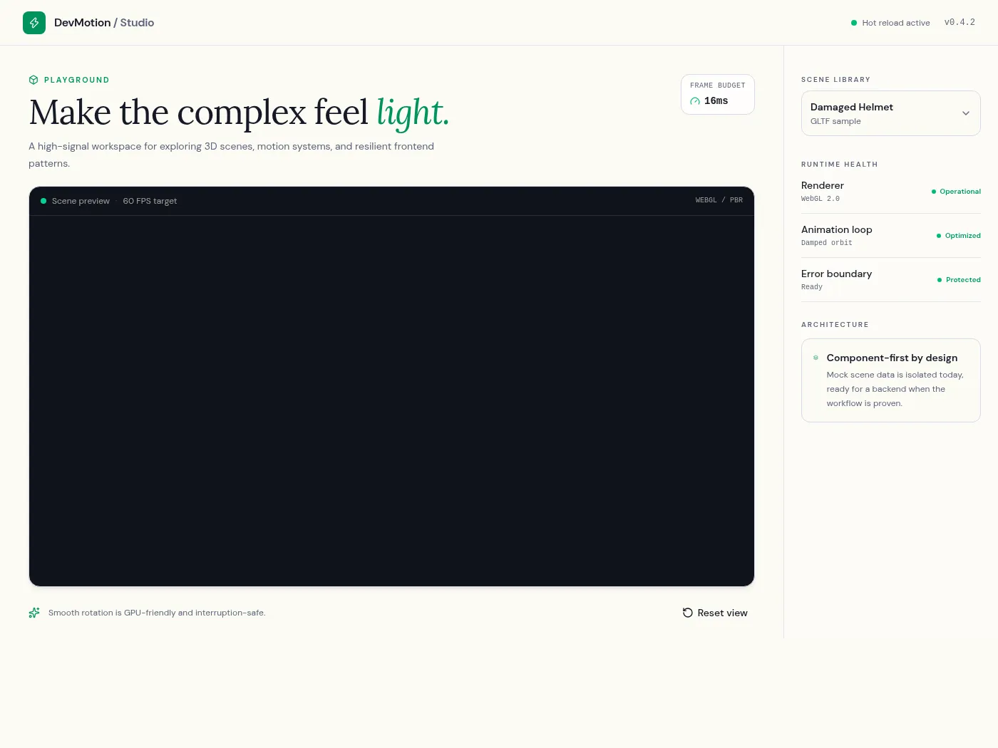 DevMotion Studio
