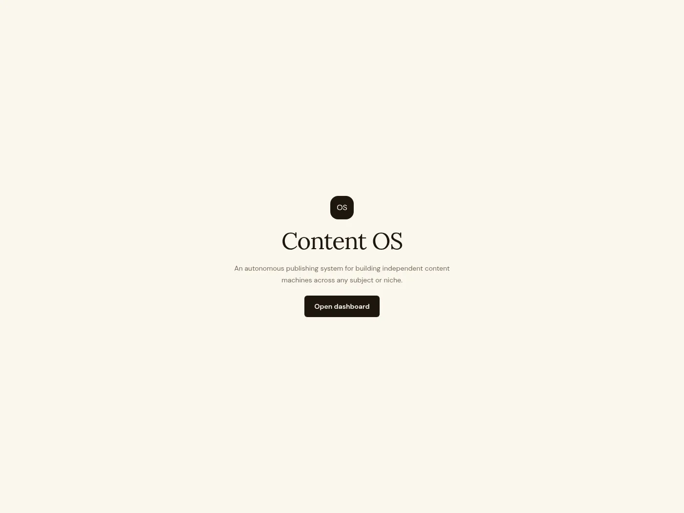 Universal Content Machine Builder