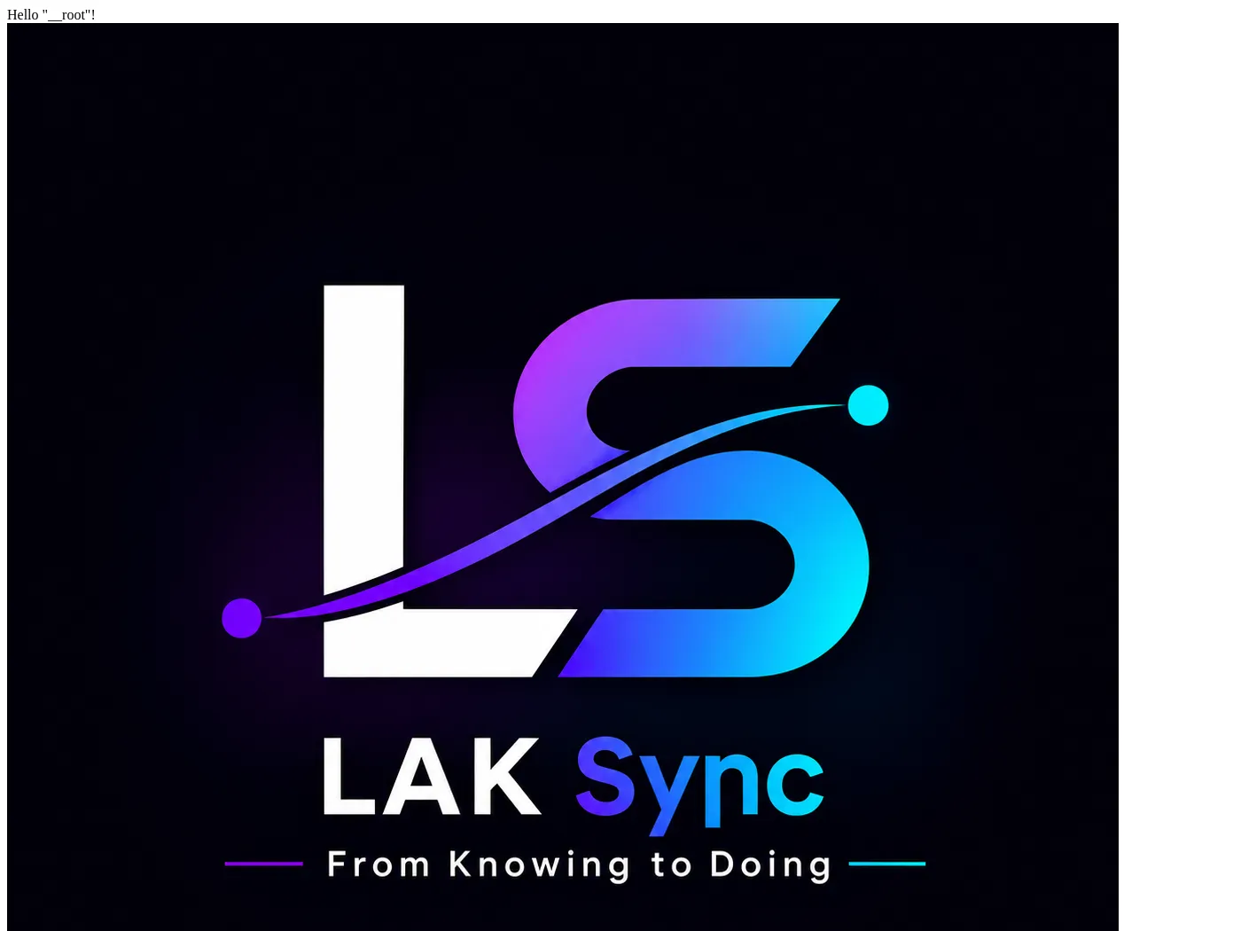 LAK Sync Executive Web Experience
