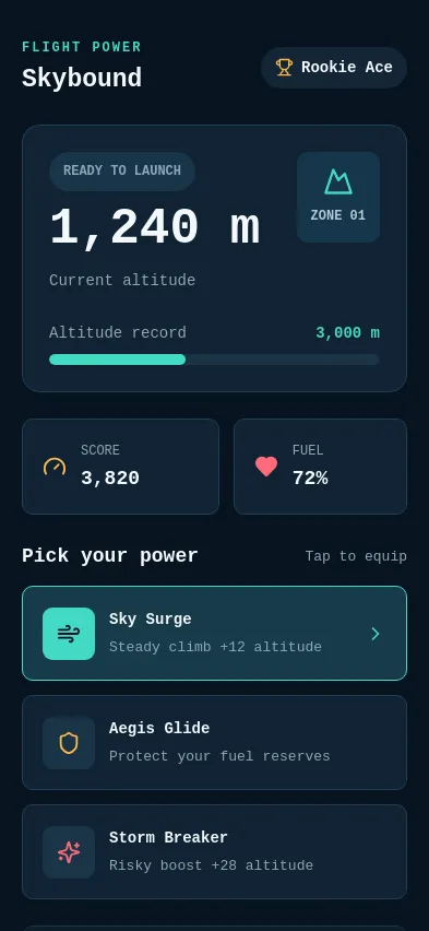 Flight Powers Game