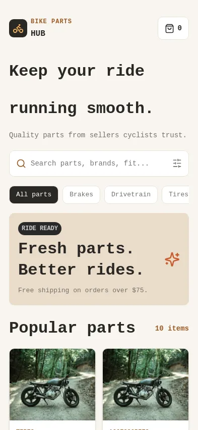 Bike Parts Hub