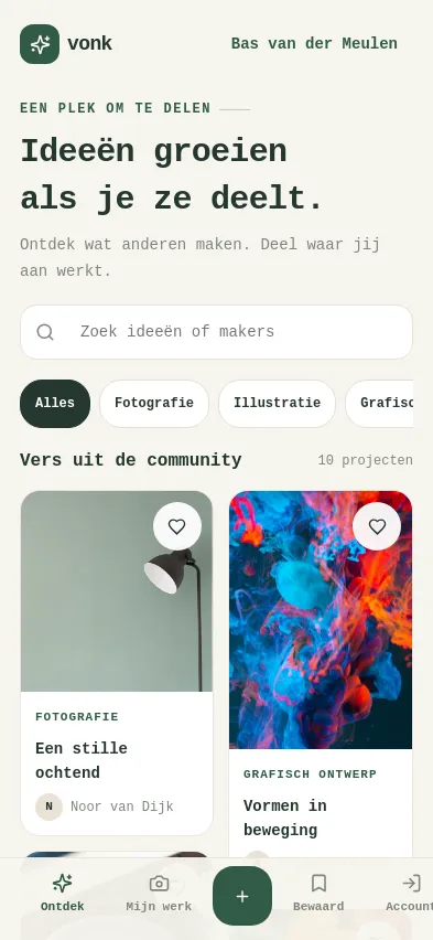 Creatief Delen App
