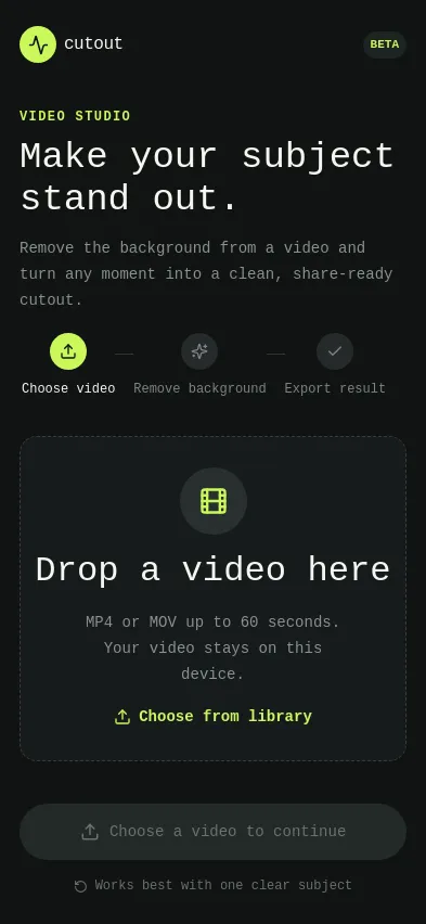 Video BG Eraser